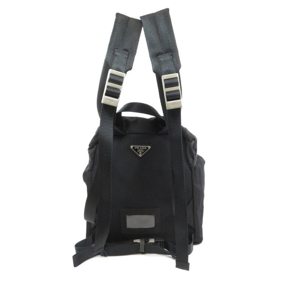 Prada | Bags | Prada Rucksack Plate Daypack Nylon Backpack | Poshmark